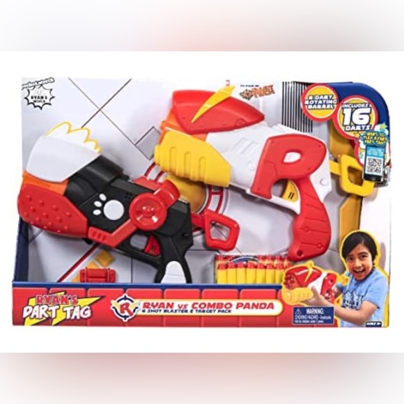ryans world | Toys | Ryans World Dart Tag Ryan Vs Combo Panda 6 Shot ...